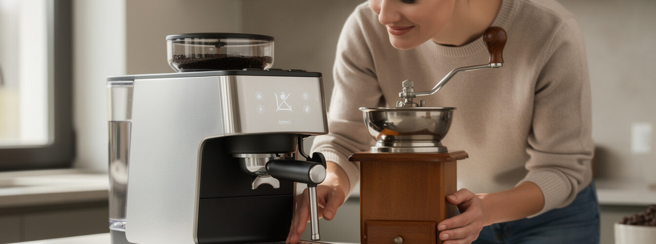 Broyeur intégré ou moulin séparé : quel choix pour votre café